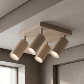 BRILAGI - Bodové svítidlo SELE SQUARE 4xGU10/30W/230V béžová