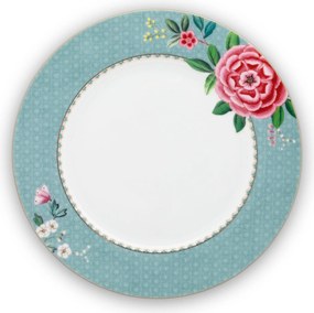 Pip Studio Blushing Birds Talíř 26,5cm modry