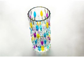KŘISTÁLOVÁ VÁZA BOHEMIA PRESTIGE JOKER COLOUR 280MM