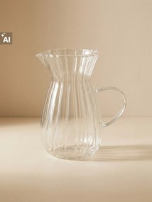 Sinsay - Skleněný džbán s rýhováním - clear
