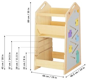 Rostoucí učící věž 5v1 Play XL 89cm