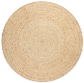 Hanse Home, Kusový koberec Jute Braided 106007 Ivory kruh, 100x100 (průměr) kruh, béžová, chodba / předsíň
