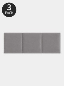 Sinsay - Čtvercové čalouněné panely 3 pack - šedá