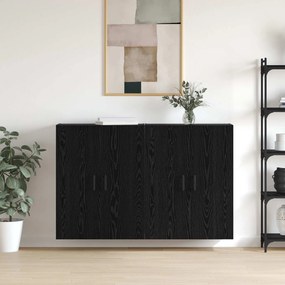 Nástěnná skříň 2 ks Černý dub 69,5 x 34 x 90 cm 3394532