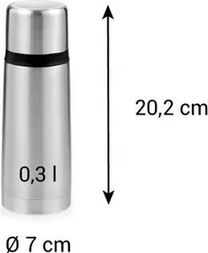 TESCOMA Termoska s hrníčkem CONSTANT Tandem 0,3 l, nerez
