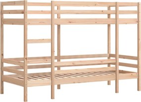 Patrová postel 80 x 200 cm masivní borové dřevo 3284215