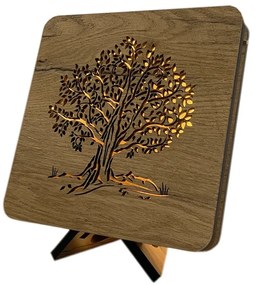 Li-Go "Lípa" lampa 19x19cm provedení povrchu: dub světlý
