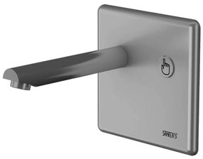 Sanela - Piezo nerezová umyvadlová baterie, nástěnná, délka výtoku 250 mm, 9V SLU 04P25B