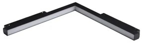 LED svítidlo do lišty Alfa Saga Track Magnetic Corner B 24W 3000K černá