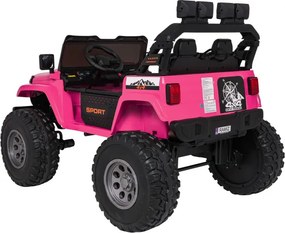 Elektrické autíčko Extreme Sport 4x4 růžové