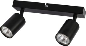 Toolight Toolight, JNH029-2C, stropní bodové svítidlo, 2× GU10, 26 cm, černá, OSW-56216