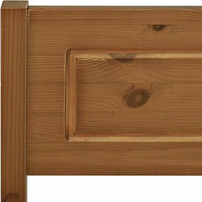 Rám postele masivní borové dřevo medově hnědý 120 x 200 cm 322112