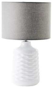 Brilliant - Stolní lampa ILYSA 1xE14/40W/230V bílá/šedá 94569/70