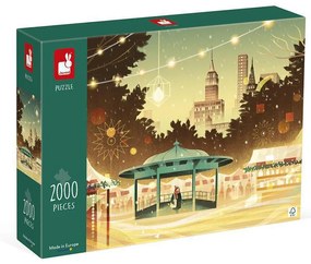 Janod Art puzzle New York v noci 2000 ks