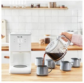 Bílý kávovar na filtrovanou kávu Sense CM693110 – Tefal