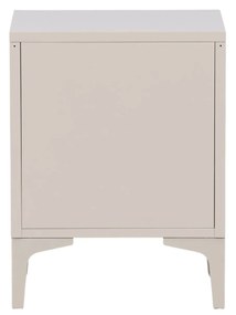 Noční stolek Piring, béžový, 45x59