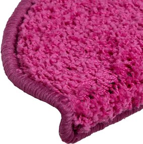 Schodové rohože 30 ks 65 x 21 x 4 cm růžové, půlkulaté, velké 3365822