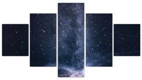Obraz oblohy s hvězdami (125x70 cm)