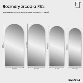 Oblouková zrcadla do posilovny Pure R62
