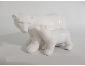 Bílý keramický medvěd 4759522