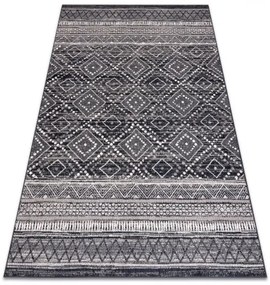 Kusový koberec vlněný ANGEL 7886 / 52055 Romby Etno šedý béžový Rozměr: 240x340 cm