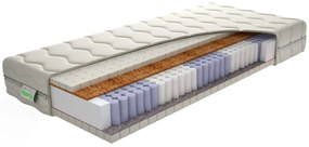 TEXPOL STELA BIO - komfortní taštičková matrace s latexovou pěnou 100 x 210 cm