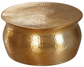 Bruxxi Konferenční stolek Guza, 60 cm, zlatá