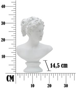 Bílá dekorativní soška Mauro Ferretti Roman Woman