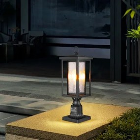 2 PC Soumrak do úsvitu Svítidlo na sloup venkovní lampy 450 mm Držák na sloup