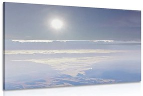 Obraz hory zalité sluncem - 120x80 cm