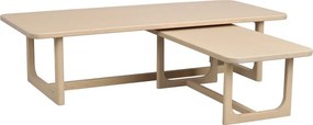 Konferenční stolek s deskou v dubovém dekoru ve světle přírodní barvě 70x160 cm Driscoll – Rowico