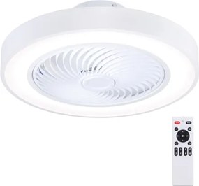 Brilagi-LED Stmívatelné svítidlo s ventilátorem LED/30W/230V 3000-6500K bílá+DO