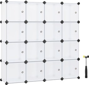 XXXLutz KOMBINACE REGÁLŮ, bílá, železo, 16x30/30/31 cm Boxxx - Stohovatelné boxy - 002543000602