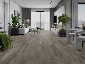 Mexen Sherwood vinylové panely 1240 x 182 mm SPC 6,5 mm, podložka IXPE 1,5 mm, 4 V-drážka, Dub - F1051-1240-182-505-4V1-01