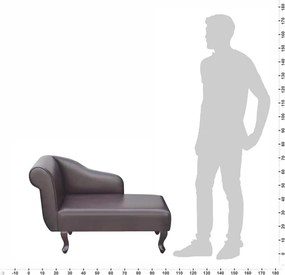 Lenoška hnědá umělá kůže 242404