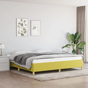 Rám postele zelená 200x200 cm textil,  347196