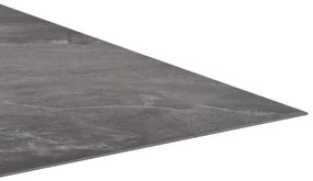 Samolepící podlahové desky PVC 5,11 m² černé vzorované,  144874