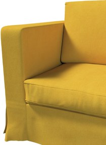 Potah na pohovku IKEA  Karlanda 3-místná nerozkládací, dlouhý barva žlutá látka pletený vzor
