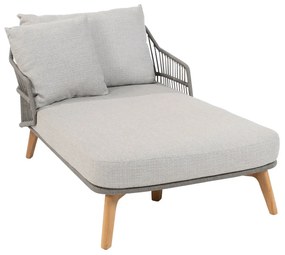 4Seasons Outdoor designové zahradní židle Sempre Daybed + Seater Wood