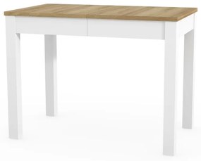 SZYNAKA Trendline Jídelní stůl rozkládací - ORION 3, 100/130/160x60, dub riviéra/matná bílá