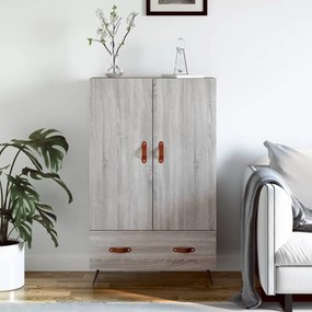 Skříň highboard šedá sonoma 69,5 x 31 x 115 cm kompozitní dřevo - Default Title