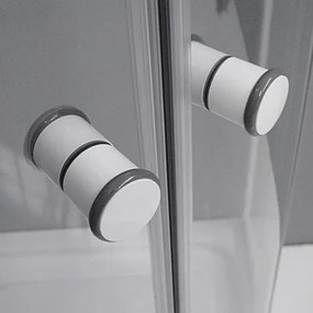 Roltechnik Outlet Čtvrtkruhový sprchový kout AVILES + vanička Varianta: rozměry: 80x80 cm - (AVILES/80x80 - 4000660), Barva profilů a typ výplně: profily: bílá, výplň: transparent