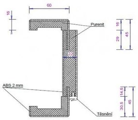 Doornite - Dvoukřídlé plastové dveře Aqua Extrem 105849