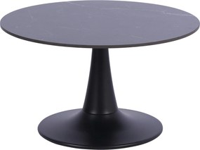 XXXLutz KONFERENČNÍ STOLEK, černá, kov, keramika, 70/70/40 cm Stylife - Konferenční stolky - 000489013001