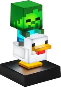 Paladone Icon Light Chicken Jockey Minecraft / Stolní lampa / 11 cm /
