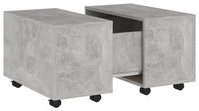 vidaXL Konferenční stolek betonově šedý 60 x 60 x 38 cm dřevotříska