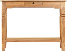 Konzolový stolek 100 x 40 x 76 cm masivní akáciové dřevo 338033