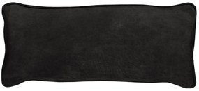 OnaDnes -20% Hoorns Černý látkový polštář Bearny 30 x 70 cm