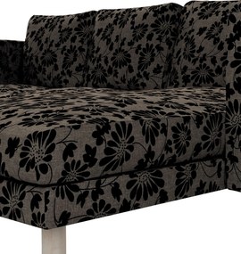 Potah na pohovku IKEA Norsborg 3-místná se šezlongem barva hnědá látka pletený vzor, vzorované
