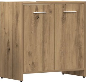 4dílná koupelnová sestava dub artisan kompozitní dřevo 3328942